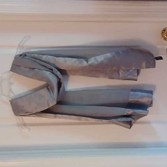 Charter Club | Accessories | Vtg Charter Club Silk Silvergray Scarf ...